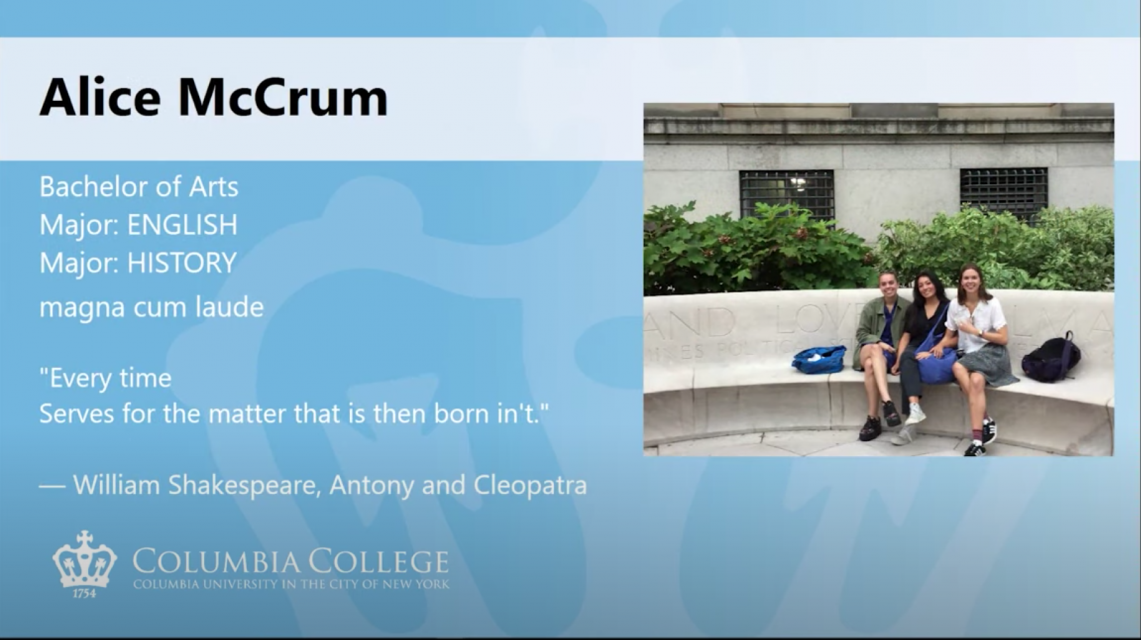 Class of 2020 Core Reflections | The Core Centennial